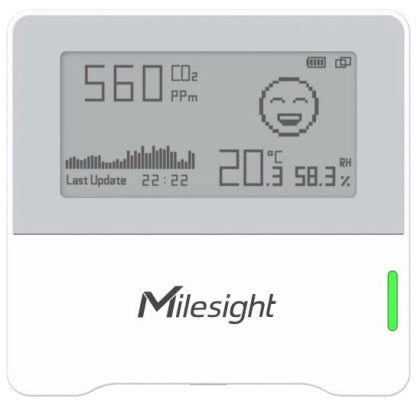 Milesight Ambience Monitoring Sensor Indoor Air Quality IAQ Monitoring